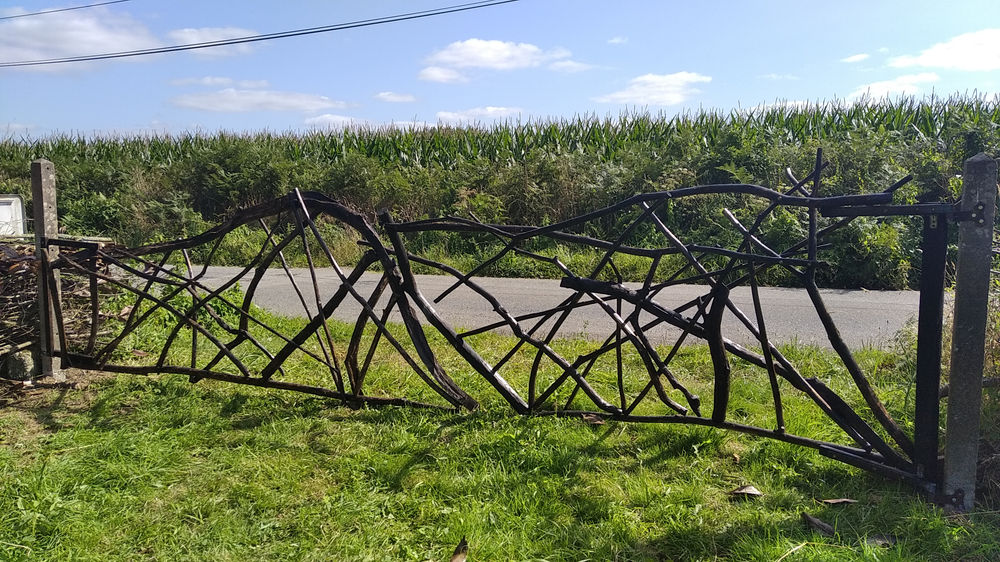 Clôture en branches🌲