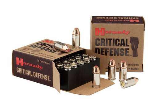 HORNADY CRITICAL DEFENSE AMMO- .45 AUTO -185GR FTX Box of 20 | Admiral ...