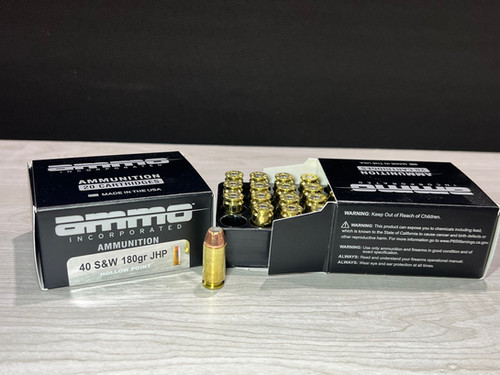 Ammo Inc. - .40 S&W- 180 gr JHP -Signature Line Box of 20 | Admiral ...
