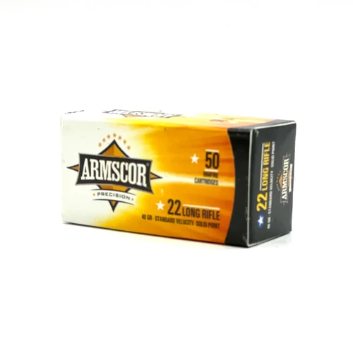 Armscor- .22LR- Rimfire Ammo - 40 Grain- SVSP | Admiral Ammo ...