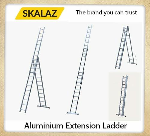 Tangga Sliding Aluminium Triple Multifungsi | SkalazOfficial