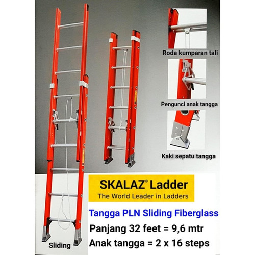 Tangga Sliding Fiberglass | SkalazOfficial