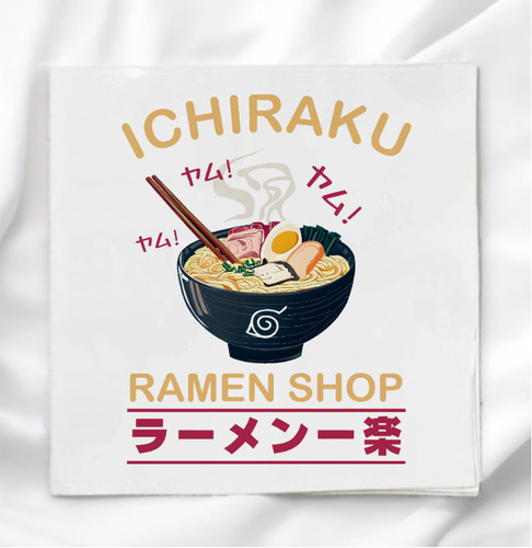 Bowl of Ramen Fabric Panel | Sew Handmade Fabric