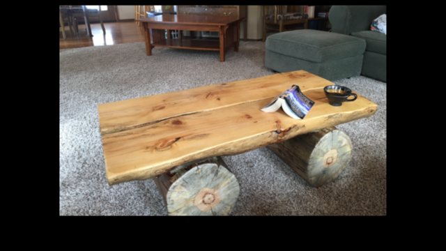 Ponderosa Paul| Rustic Colorado Furniture|Live Edge Table