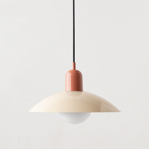 Sima | Metal Dish Pendant Light- Mid Century Modern Pendant Light ...