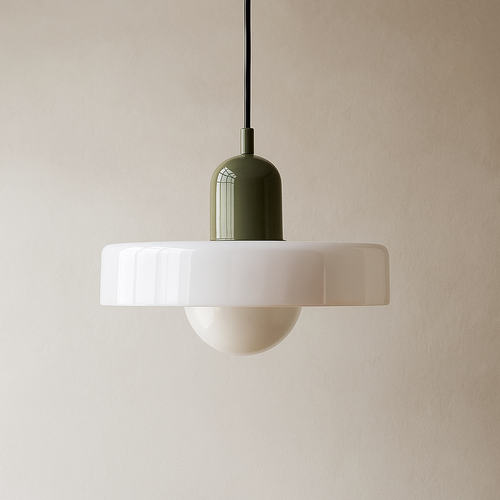 Stina | Mid Century Modern Pendant Light - Bauhaus Glass Pendant Light ...