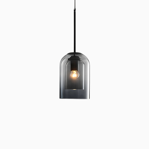 Elisa | Modern Double Glass Pendant Light | Guild Manor