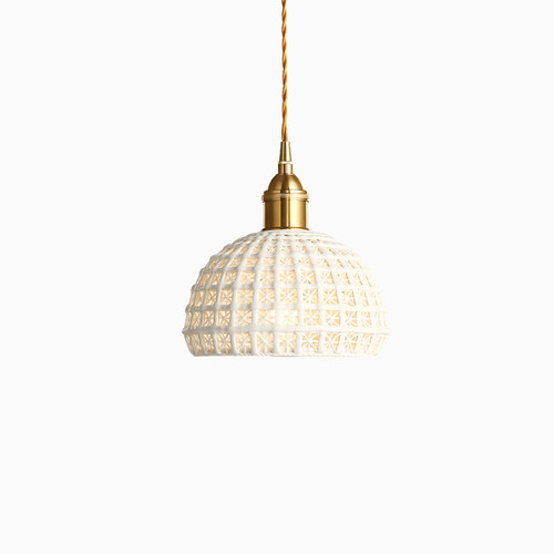 Bine | Vintage Ceramic Pendant Light | Guild Manor