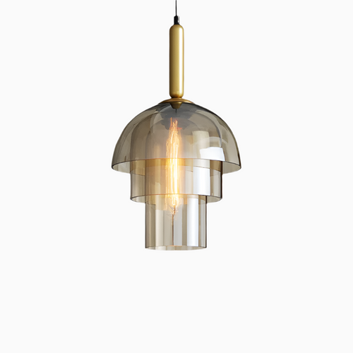Sonja | Modern Tiered Champagne Glass Pendant Light | Guild Manor