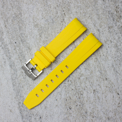 Yellow 'Mission To The Sun' Strap / Band For Omega X Swatch Moonswatch ...
