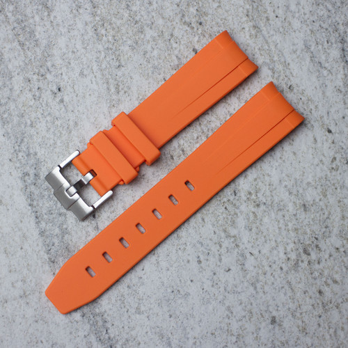 Orange 'Mission To Jupiter' Strap / Band For Omega X Swatch Moonswatch ...