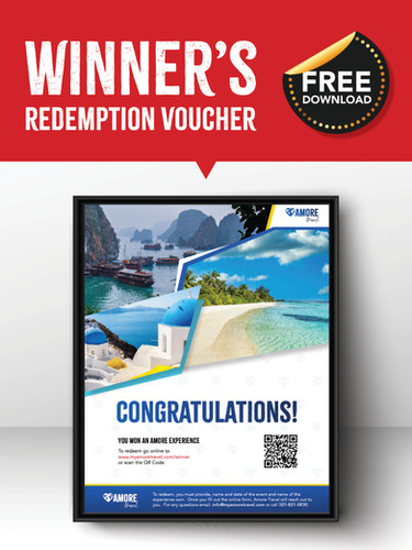 Winner’s Redemption Voucher | Amore Travel