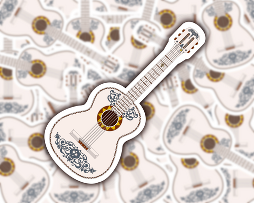 Disney/Pixar Coco Guitar Sticker | Old Simply