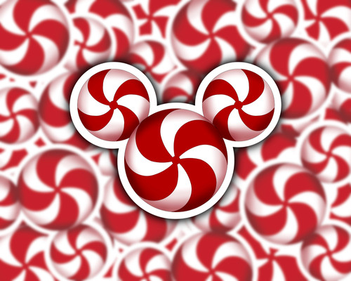 Disney Mickey Icon Peppermint Sticker | Old Simply