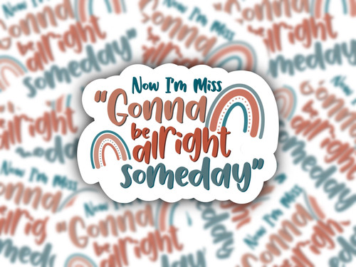 Taylor Swift Mr. Perfectly Fine Sticker | SimplyFangirlDesigns