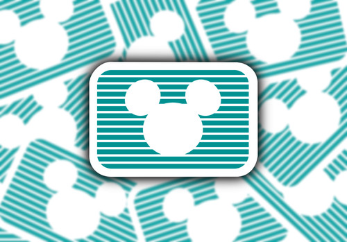 Retro Disney Channel Logo Sticker | SimplyFangirlDesigns