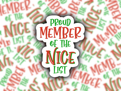 Nice List Sticker | Old Simply