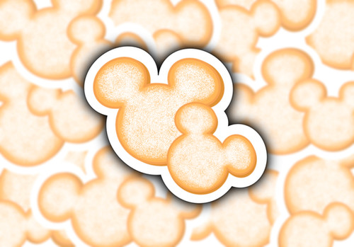 Mickey Beignets Sticker | Old Simply