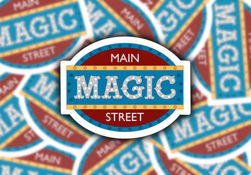 Main Street Magic Shop Sticker | Old Simply