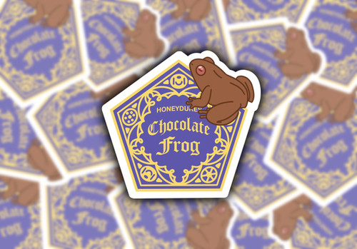 Harry Potter Chocolate Frog Sticker | Old Simply