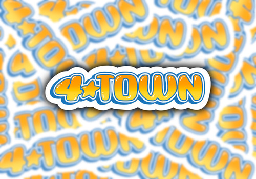 Turning Red 4 Town Sticker | SimplyFangirlDesigns