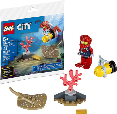 LEGO City: Ocean Diver Poly Set 30370 | CollectorBarbie