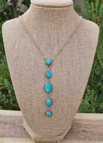 Turquoise Waterfall Necklace | The Spirited Cowgirl