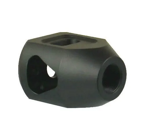 9mm Mini Tanker Linear Comp Muzzle Brake 1/2x28 TPI +Free Crush Washer ...