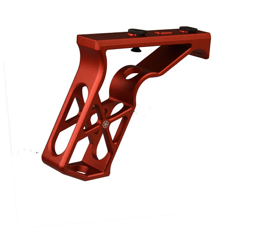 MLOK Angled fore grip, red aluminum | Elite Armament
