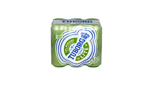 Tuborg Lite | 6 x 0.5l | Finest AS