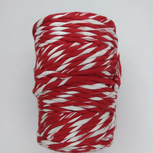 Single Strand Cotton Macrame Thread | 4 mm | Multicolored | 50 meters ...
