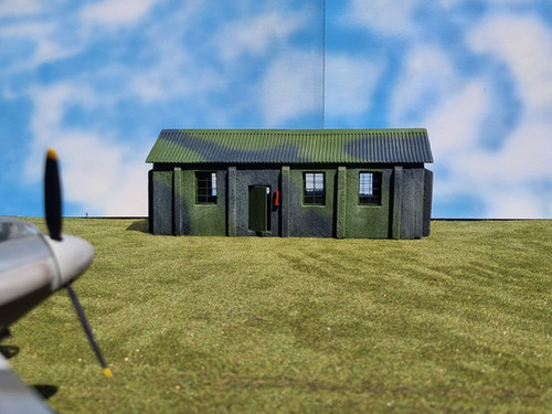 RAF04 Dispersal Hut Facade (Green & Black Green Camo) | sheffield ...