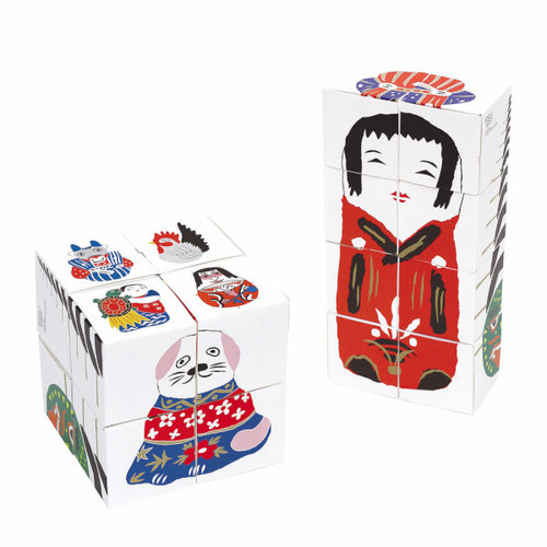 Cubes - Japanese folk toy | raku.co.nz