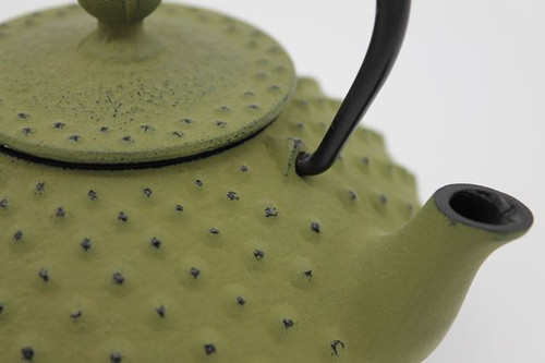 Teapot "Arare #3" Green - Cast Iron | raku.co.nz
