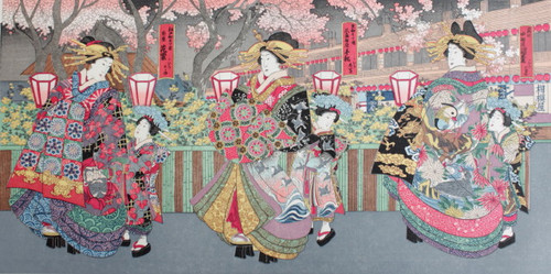 Geisha's Parade in Shinyoshiwara | raku.co.nz