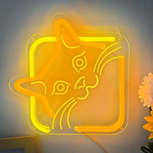 Cute Cat LED Neon light | raku.co.nz