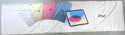 AFFICHE APPLE STORE BANNIÈRE POSTER IPAD 10TH GEN 440X110CM #05 | AvenueMac