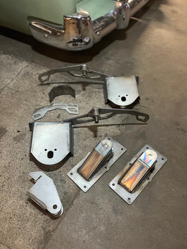 Chevy convertible closed driveline baby moon notch kit '49-'54 | Jgfab2