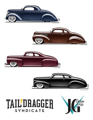 Taildragger Syndicate x JG Design Sticker sheet | Jgfab2