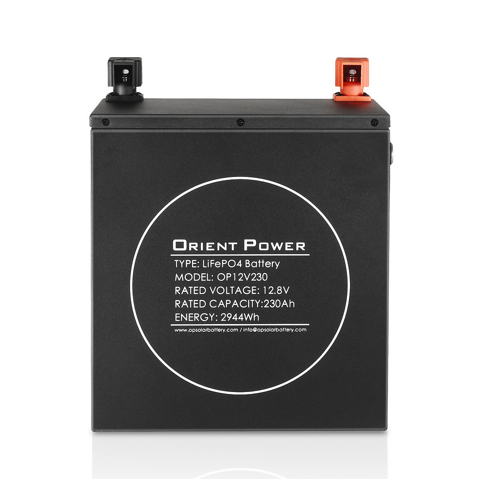 Orient Power 12.8V 230Ah LiFePO4 Battery Built-in Smart Bluetooth ...