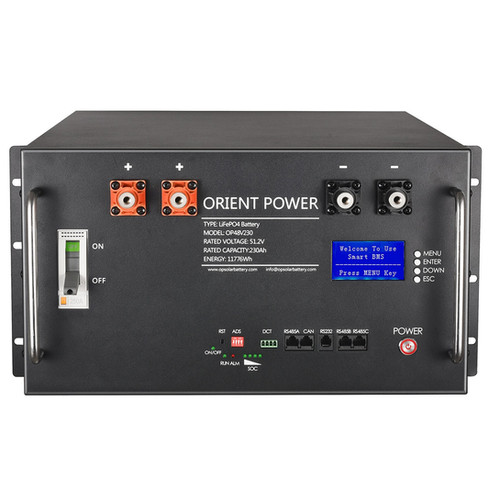 51.2V 230Ah 11.776Kwh LiFePO4 Server Rack Battery | ORIENT POWER