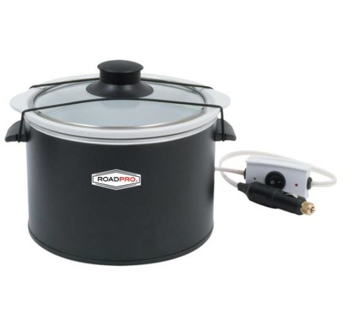 12-Volt 1.5 Quart Slow Cooker, Black | CWTruckCenter