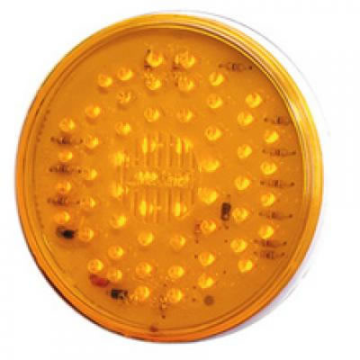 4" Round Amber Light | CWTruckCenter