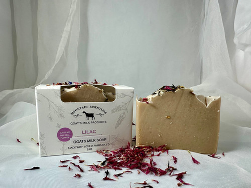 Lilac goats milk soap | Mountain Essentials