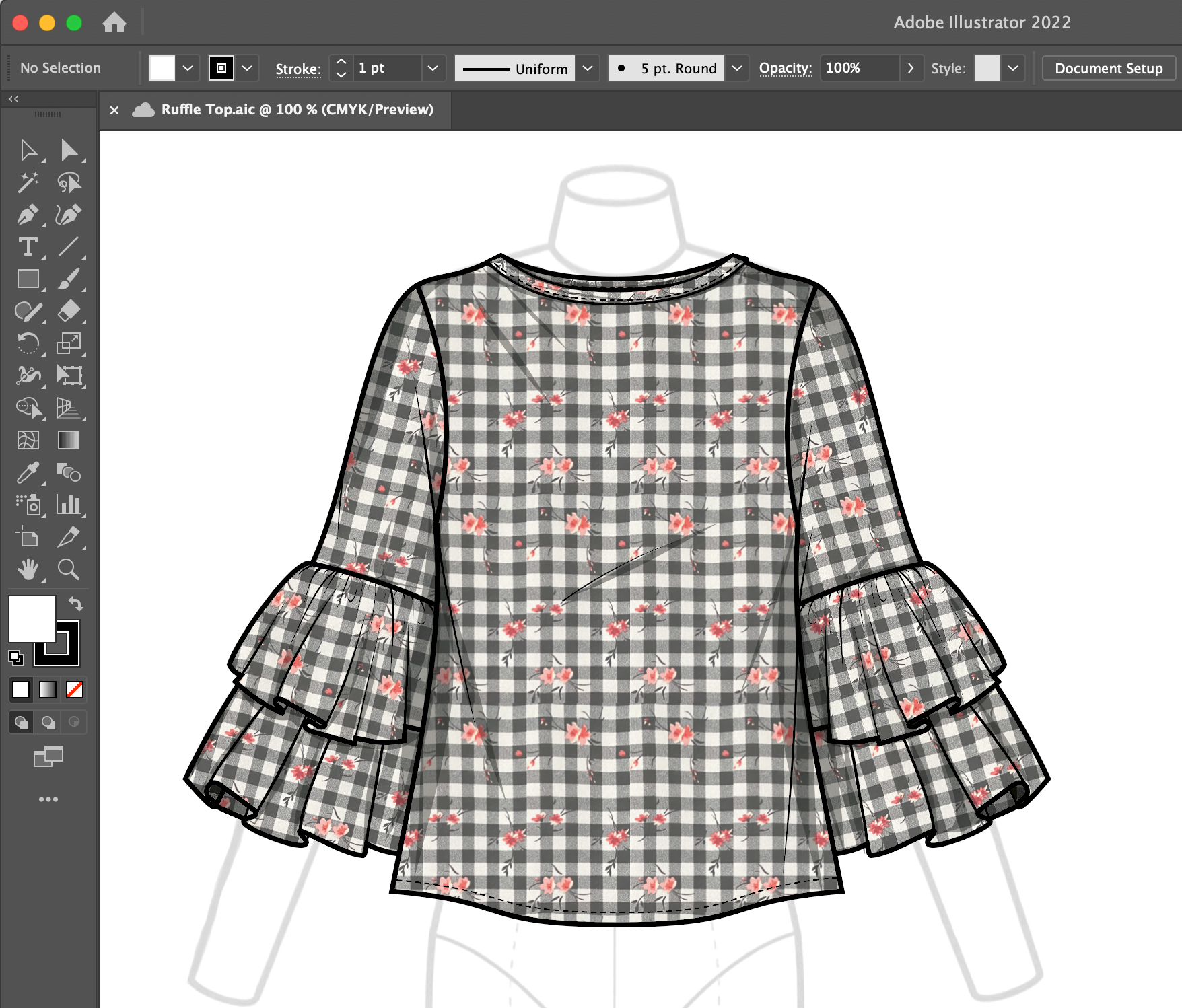 Skills Update: How to make your garment flats look great in Illustrator ...