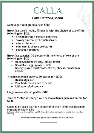 Get a Quote | Calla Pyrmont