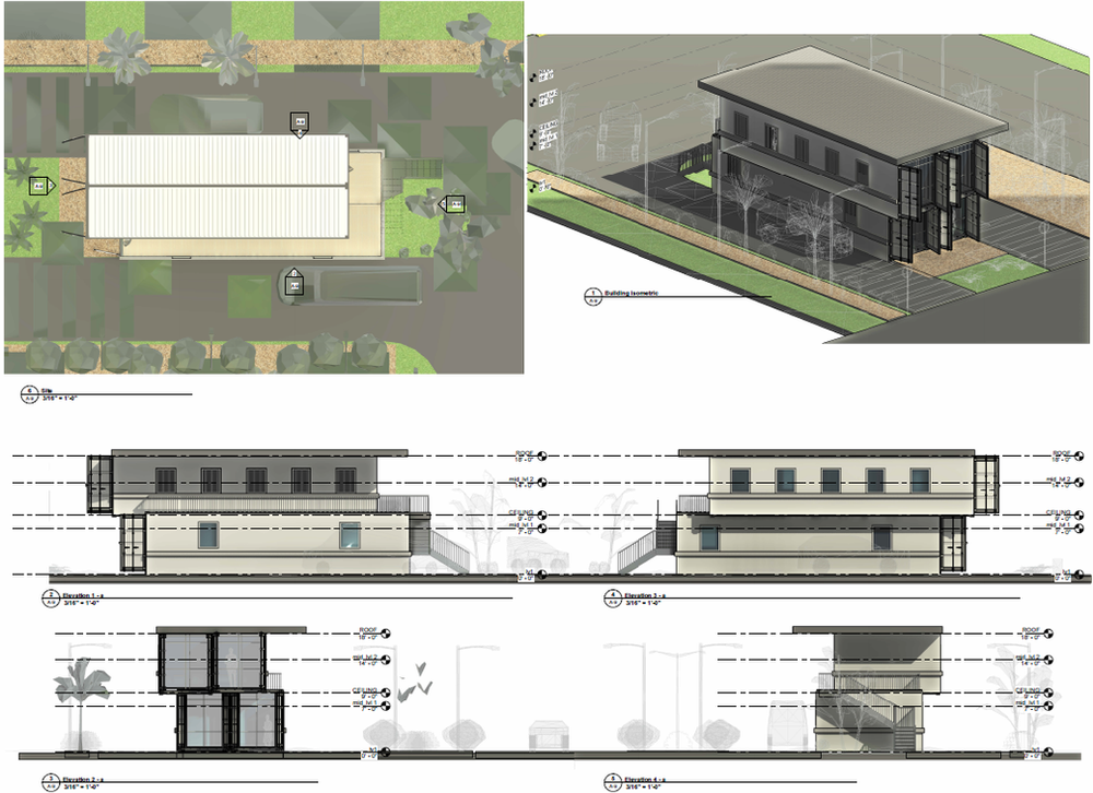 3D Revit SeeCan retail shop we just designed