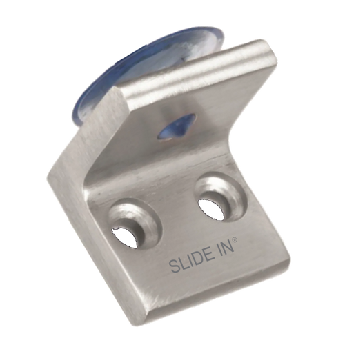 Stainless Steel Shelf Button - Slide In | Slide In Hardware