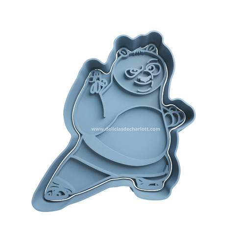 Cortador Po Cuerpo - Kung Fu Panda | Delicias de Charlott