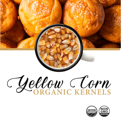Organic Yellow Corn Kernels | Farmers Storehouse